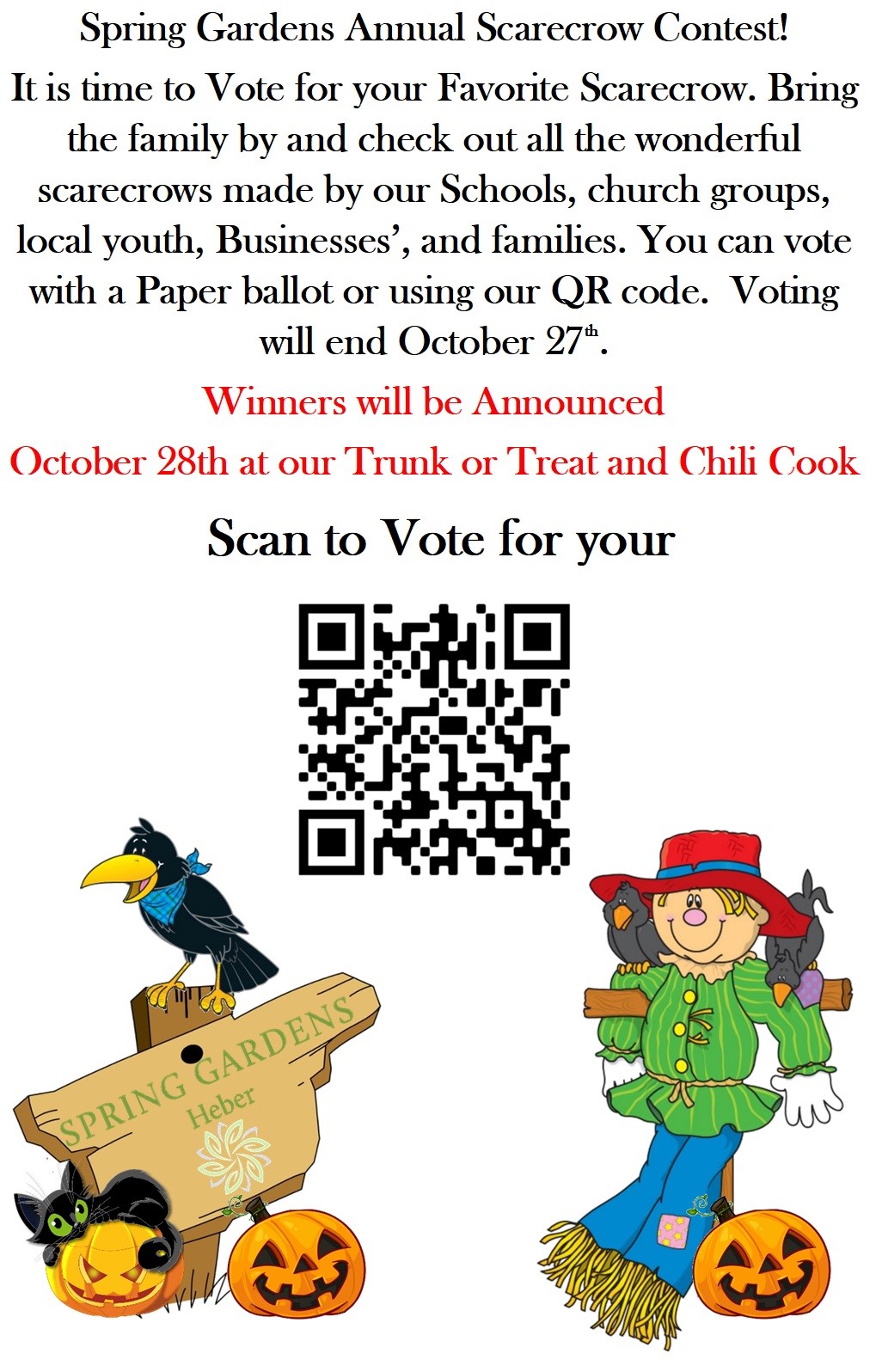 Spring Gardens Scarecrow Walk Contest – Heber Valley Life